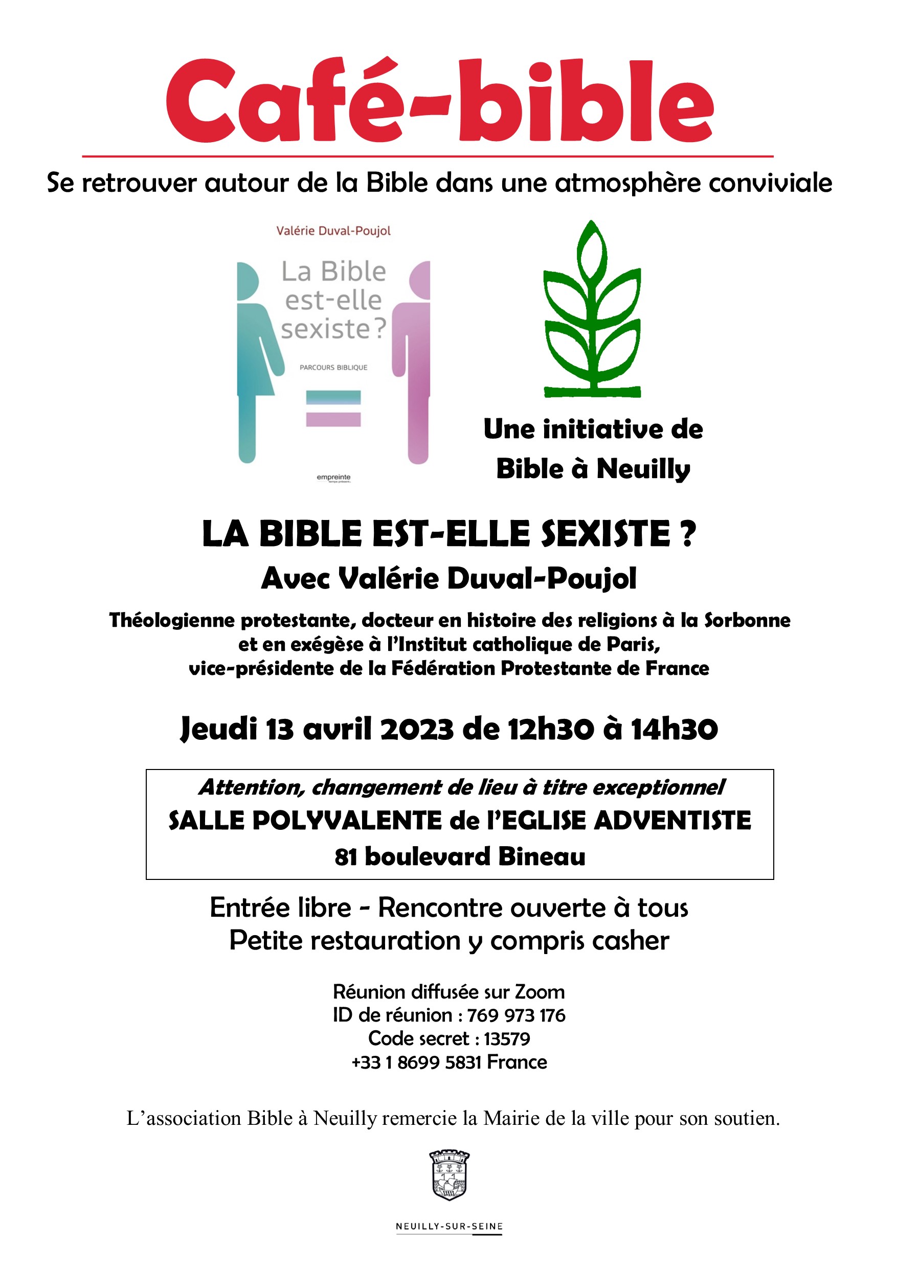 Accueil - BIBLE À NEUILLY